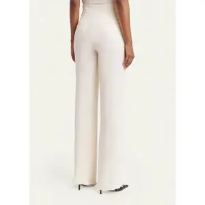 Valentino Garavani Silk Straight Trousers