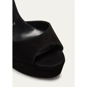 CHRISTIAN LOUBOUTIN 130mm Sandaloo Suede Platform Sandals