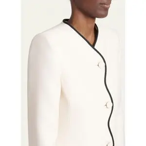 Valentino Garavani Wave Trim Minidress