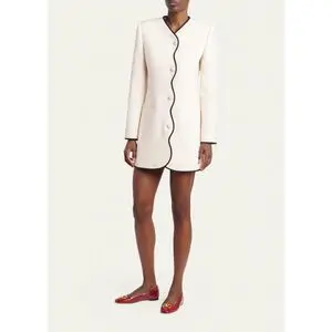 Valentino Garavani Wave Trim Minidress