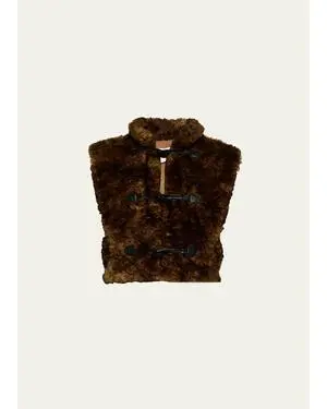 Isabel Marant Étoile Jocya Plush Vest - Brown