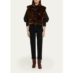 Isabel Marant Étoile Jocya Plush Vest - Brown