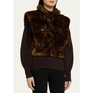 Isabel Marant Étoile Jocya Plush Vest - Brown