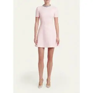 Valentino Garavani Embellished Gancini Minidress