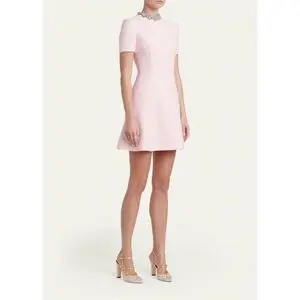 Valentino Garavani Embellished Gancini Minidress