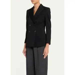 Giorgio Armani Double-breasted Slim Wool Blazer
