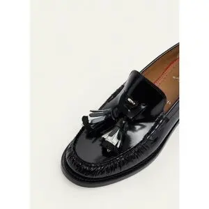 CHRISTIAN LOUBOUTIN Orlando Leather Tassel Penny Loafers