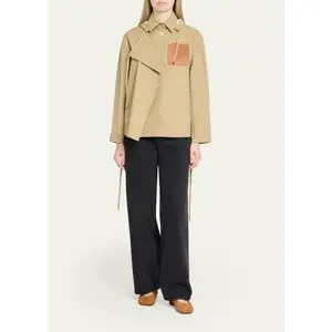 Loewe Pebble Suede Ballerina Flats - Tan