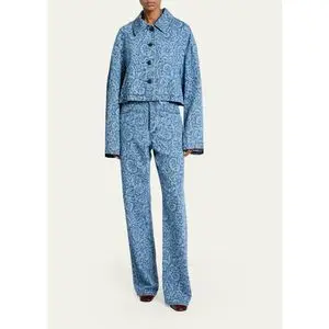 Dries Van Noten Vondero Denim Jacket - Blue