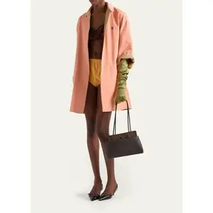 Prada Leather & Re-nylon Flap Shoulder Bag