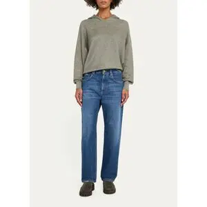 Brunello Cucinelli Sparkle Rib Knit Hooded Sweater
