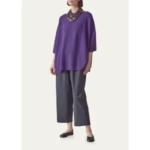 Eskandar Bateau-neck Moss Stitch Cashmere Sweater - Tincture