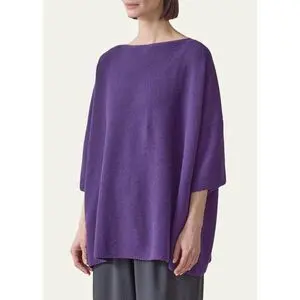 Eskandar Bateau-neck Moss Stitch Cashmere Sweater - Tincture