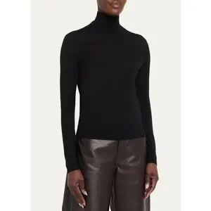 NILI LOTAN Larkin Merino Wool Turtleneck Sweater