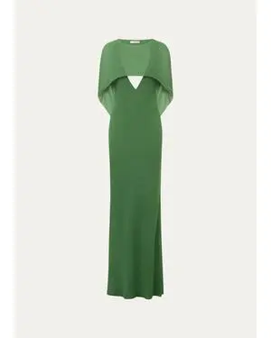 ET OCHS Reese Draped Cutout Mermaid Gown