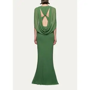 ET OCHS Reese Draped Cutout Mermaid Gown
