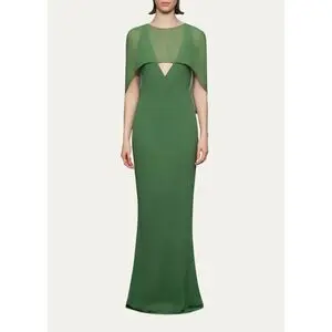 ET OCHS Reese Draped Cutout Mermaid Gown