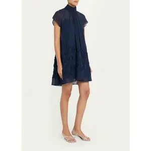 Simkhai Aveil Embroidered Organza Mini Dress