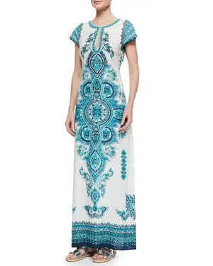 Simkhai Mira Cotton Faille Lace Midi Dress