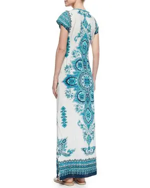 Simkhai Mira Cotton Faille Lace Midi Dress