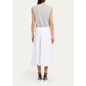 Cinq À Sept Susie Denim Sailor Shorts - Heather Gray