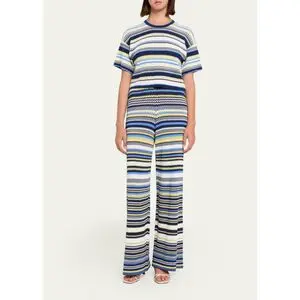 Simkhai Farrah Striped Knit Pants