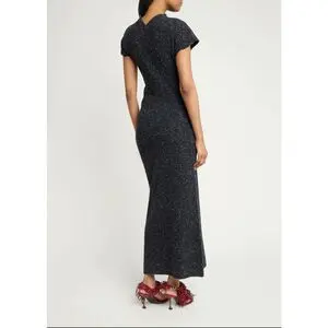 Proenza Schouler Abie Donegal-effect Knit Wool Maxi Dress