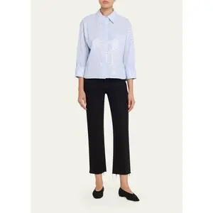 TWP J. D. Sequined Striped Shirt