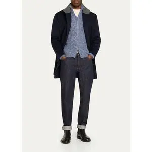 Cesare Attolini Mouline Cashmere Cardigan