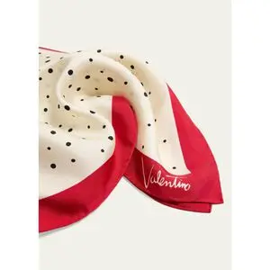 Valentino Garavani Little Stars Starry Silk Scarf