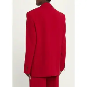 Michael Kors Double Breasted Virgin Wool Blend Blazer
