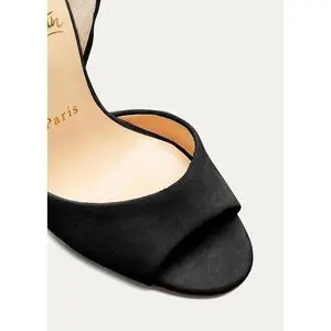 CHRISTIAN LOUBOUTIN Rose Amelie Ankle-wrap Red Sole Sandals