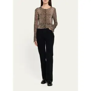 RE/DONE Isabelle Rib-knit Cardigan