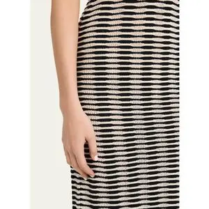 Christopher John Rogers Wave Knit Tank Maxi Dress