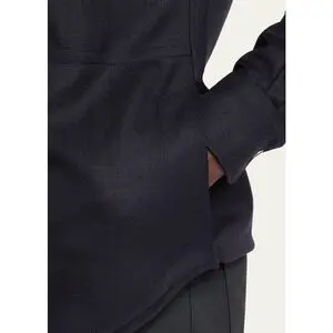 Kiton Textured Cashmere And Wool Snap-front Overshirt