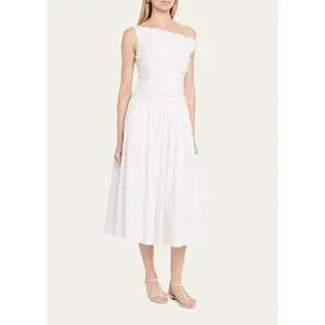 Cara Cara Zora A-line Poplin Midi Dress