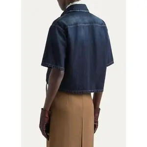Prada Cotton Cropped Shirt