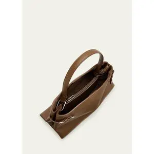 Brunello Cucinelli Essence Grain Leather Top-handle Bag