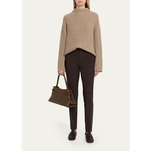 Brunello Cucinelli Essence Grain Leather Top-handle Bag