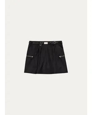 Prada Belted Mini Skirt