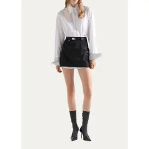 Prada Belted Mini Skirt