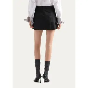 Prada Belted Mini Skirt