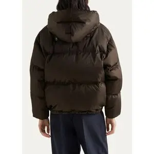 Prada Re-nylon Hooded Down Jacket
