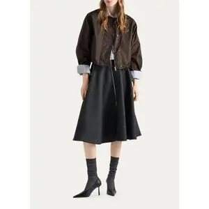 Prada Logo Drawstring Hem Jacket