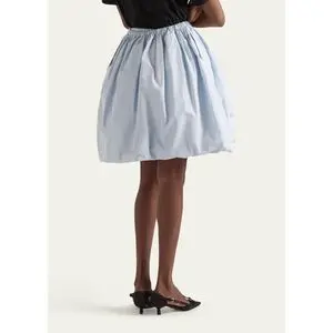 Prada Silk Taffeta Balloon Skirt - Light Blue