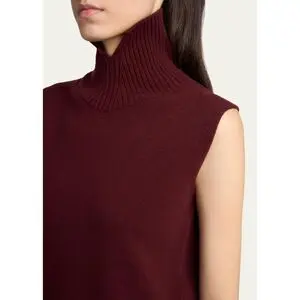 JIL SANDER High-neck Split Hem Gilet