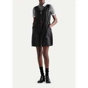 Prada Drawstring Sleeveless Mini Dress
