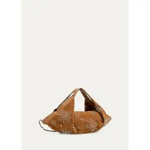 3.1 Phillip Lim Luna Studded Faux Suede Top-handle Bag