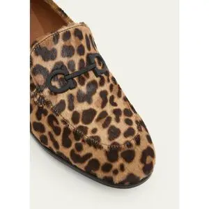 FERRAGAMO Soldy Calf Hair Loafers