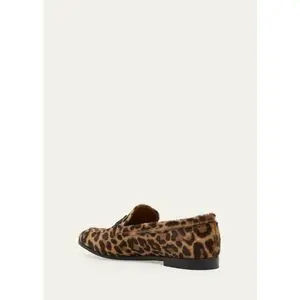 FERRAGAMO Soldy Calf Hair Loafers